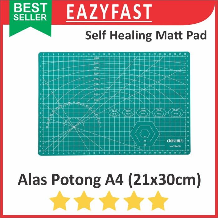 Cutting Mat Matt Pad A4 Papan Alas Potong Cutter Work Green 21x30 cm ...