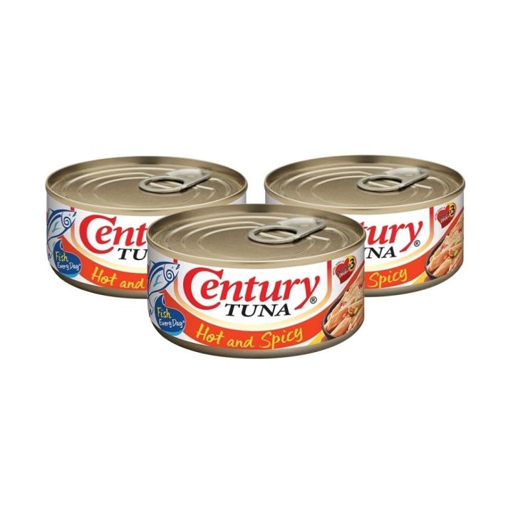 Century Tuna Flakes Hot & Spicy 180g - Pack of 3 | Lazada PH