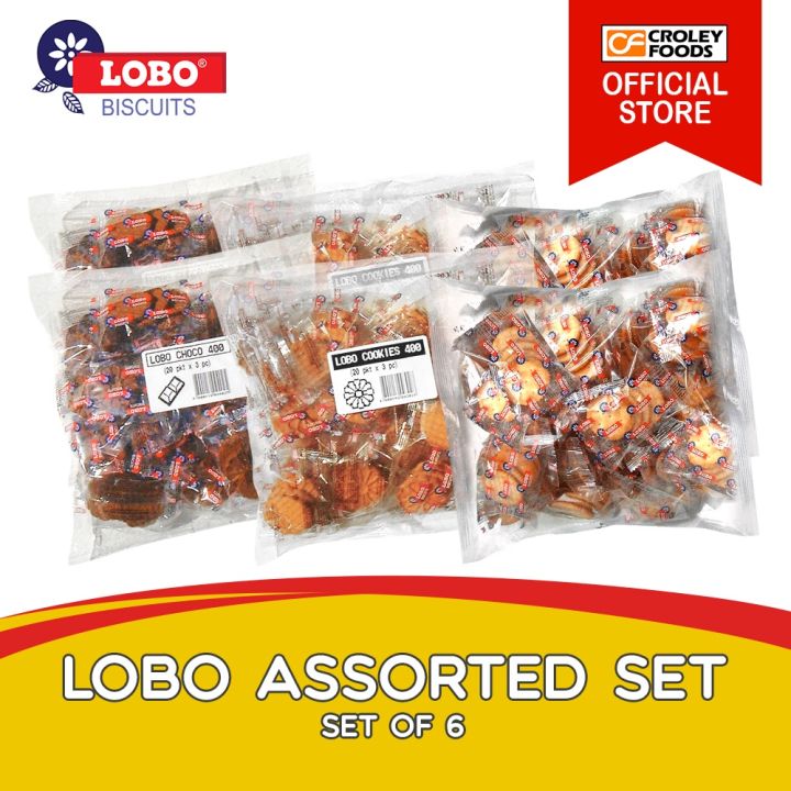 Lobo Assorted Set of 6 marie biscuit ♫ | Lazada PH