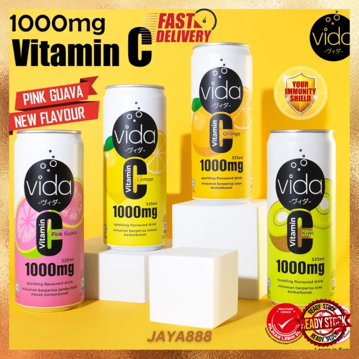 VIDA VITA C BLACKCURRANT/LEMON/GUAVA/AIR GAS/AIR VIDA/AIR TIN | Lazada