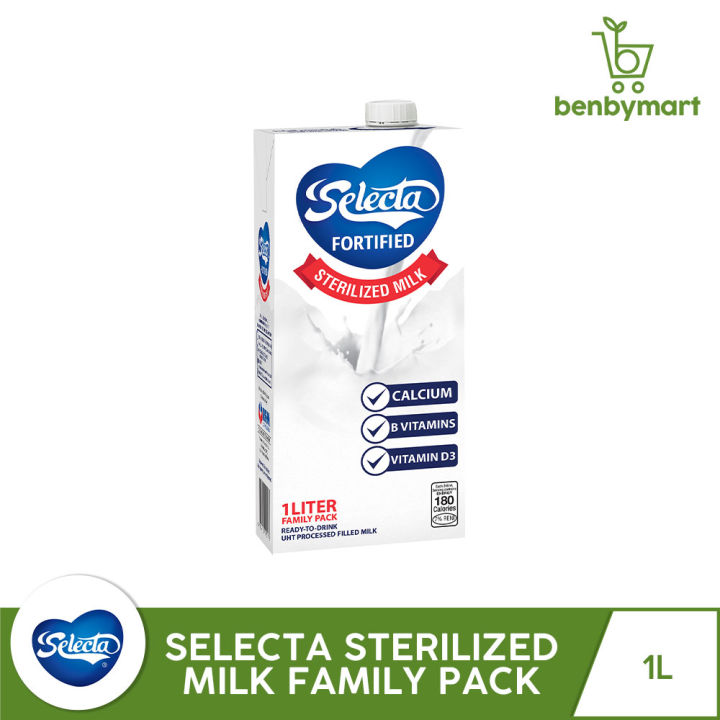 Selecta Sterilized Milk Family Pack 1L | Lazada PH
