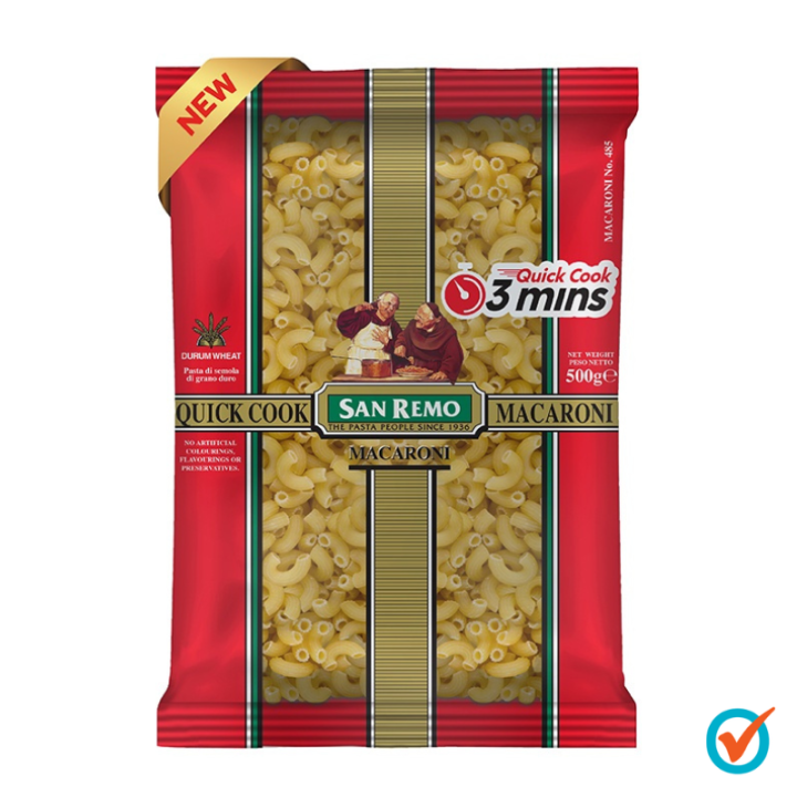 San Remo Quick Cook Macaroni 500g | Lazada
