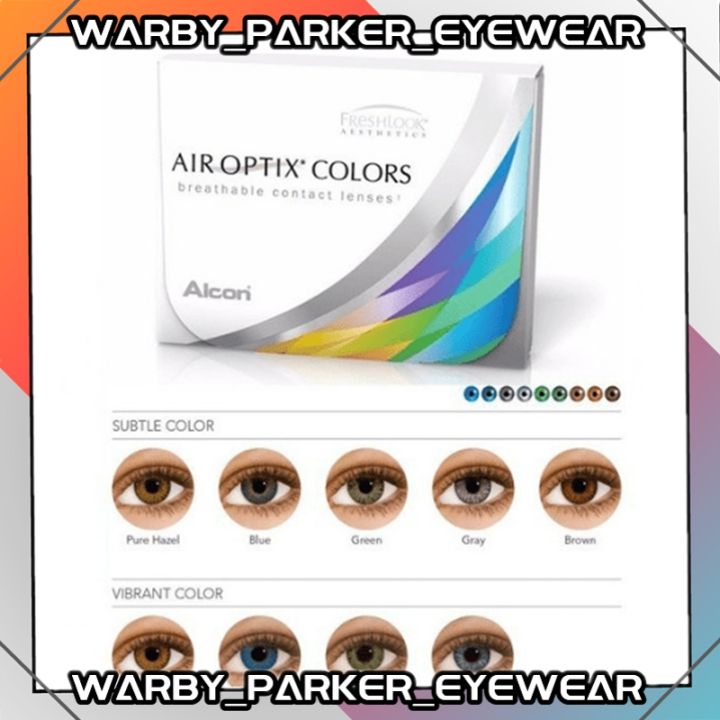 Air Optix Colors Silicone Hydrogel Monthly Breathable Contact Lenses ...