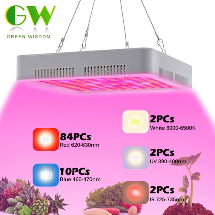 1000W LED Grow Light Full Spectrum With IR & UV 3030 LED Growing Lamp ...