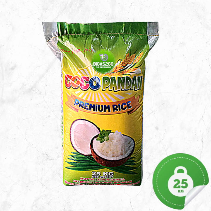 (Nationwide Delivery) BIGAS2GO Laz Mall Coco Pandan Premium Rice 25kg ...