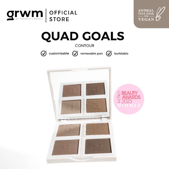 Fast send GRWM Cosmetics Quad Goals - Contour | Lazada PH