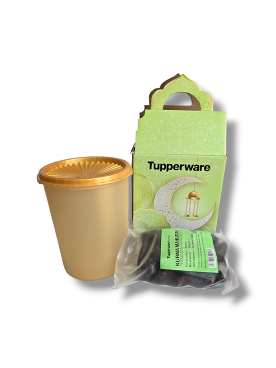 Tupperware Kurma Gift Set -(Kurma 300g+Deco Canister 1.2L + Gift Box ...