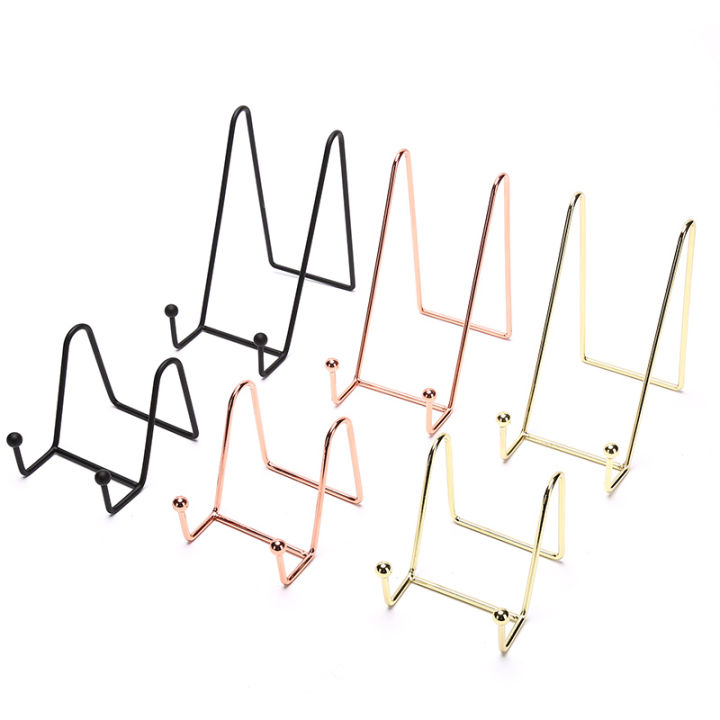 Plate Display Stand Picture Easel Metal Plate Stands Holder Display ...