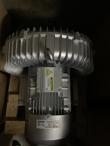 Greenco 2RB610-7AH16 2.55kW 3Hp 220-240/380-415V 3Ph Ring Blower 10.3/6 ...