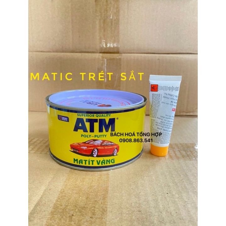 Ma Tít Trét Sắt ATM-Bột Trét Đa Năng Matit Vàng | Lazada.vn