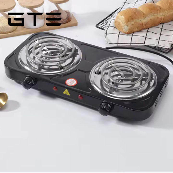 GTE Cooking Single/Double Normal Electric Iron Stove Burner Kitchen Hot ...