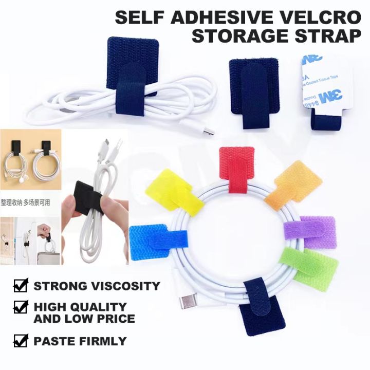 【In stock】Self-adhesive cable organizers Clip ties Wire management Wall ...