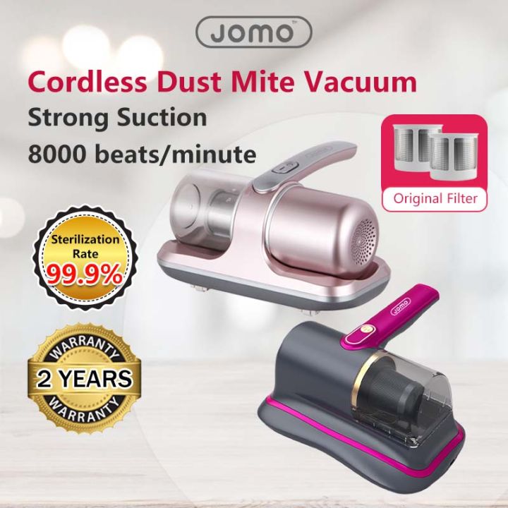 Cordless Dust Mite Vacuum UV-C Ultraviolet Rays Powerful Suction ...