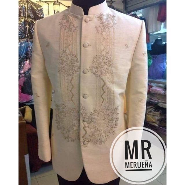 Coat barong modern barong organza fabric | Lazada PH