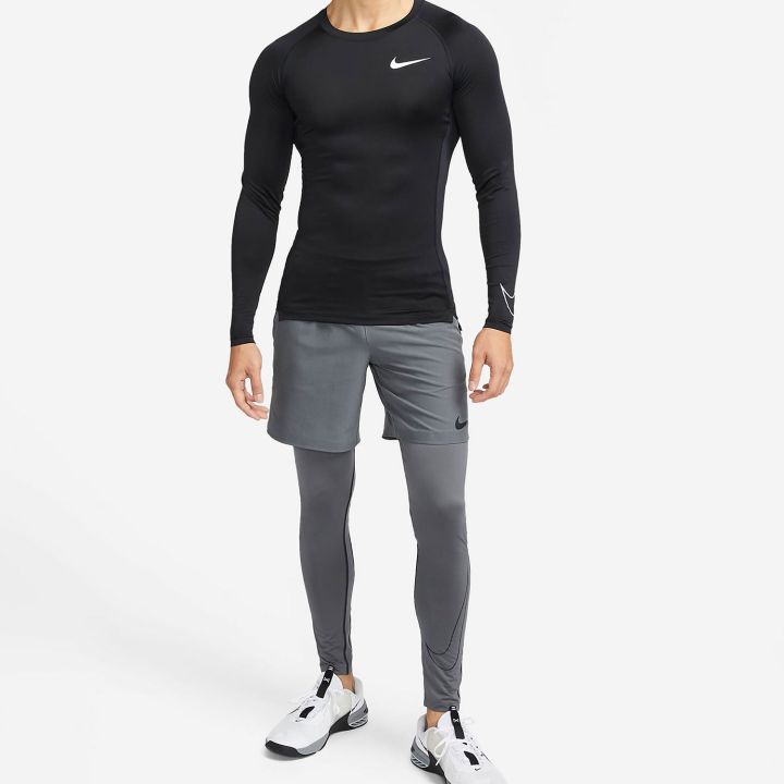 NIKE DRI-FIT TIGHT PRO sports training quick-drying breathable tight ...