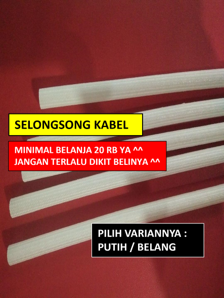 Selongsong Kabel Warna Putih dan Belang | Lazada Indonesia