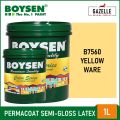 Boysen Color Series Permacoat Semi-Gloss Latex Acrylic Latex Paint - 1L ...