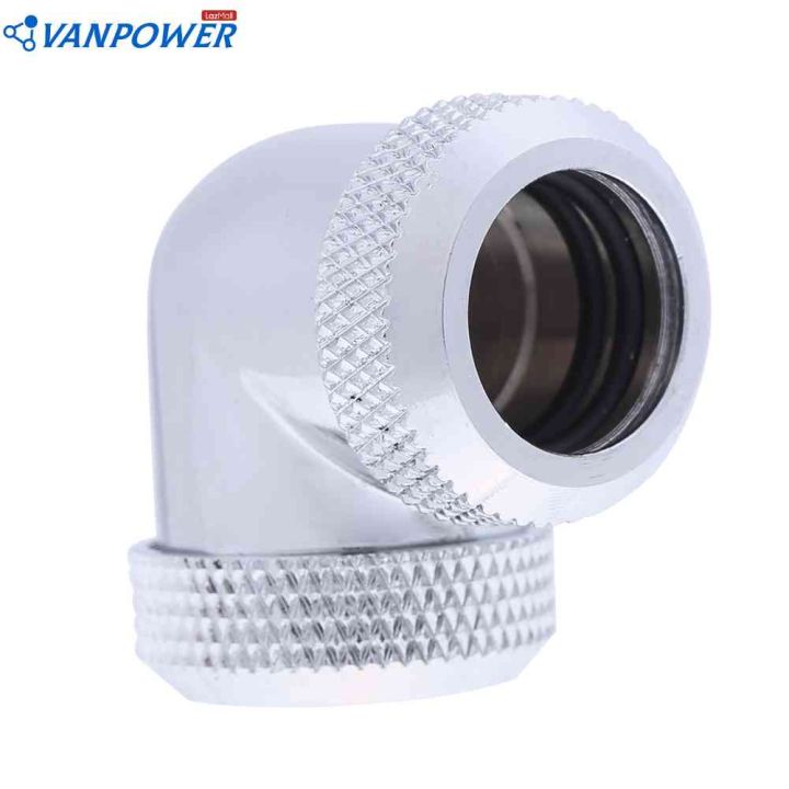 G1/4 90 Degree Adapter For OD14mm Rigid Tube Water Cooling Briny River ...