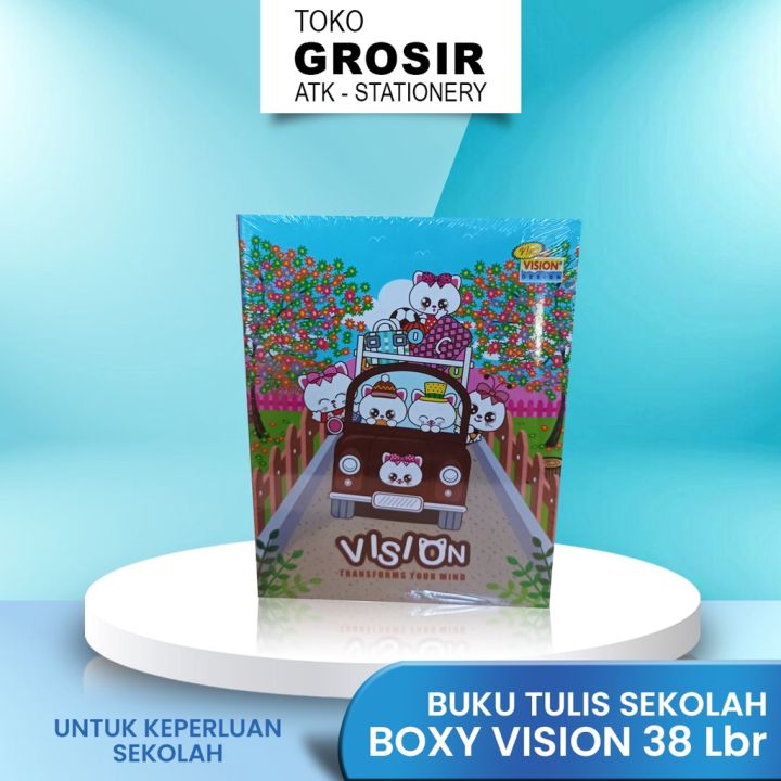 Buku Tulis Vision 38 Lembar 1 Pack isi 10 Buku | Lazada Indonesia