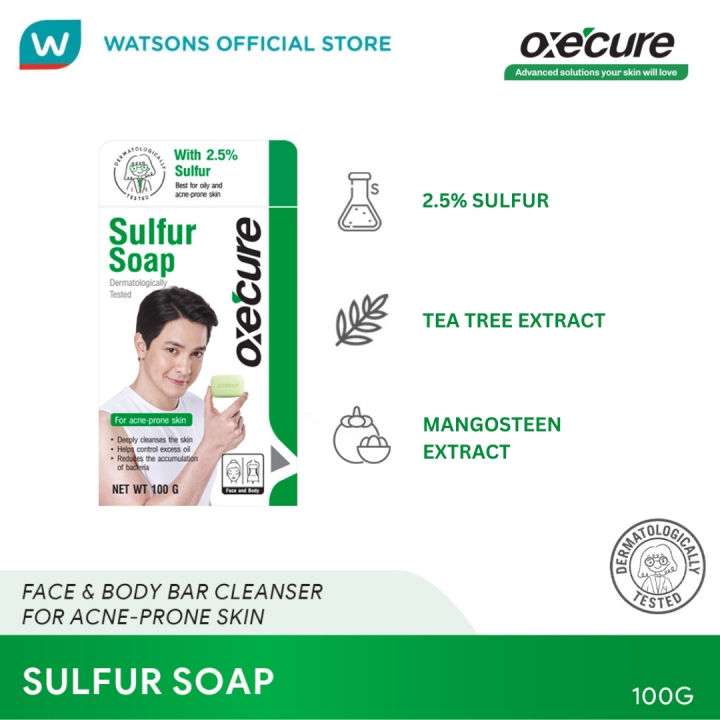 Oxecure Sulfur Soap 100g | Lazada PH