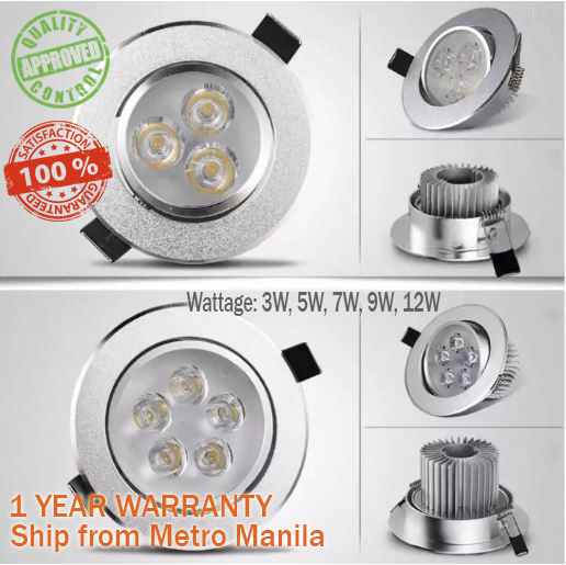 Original LED Recessed Downlight Pinlight with Eye 3W 5W 7W 9W 12W ...