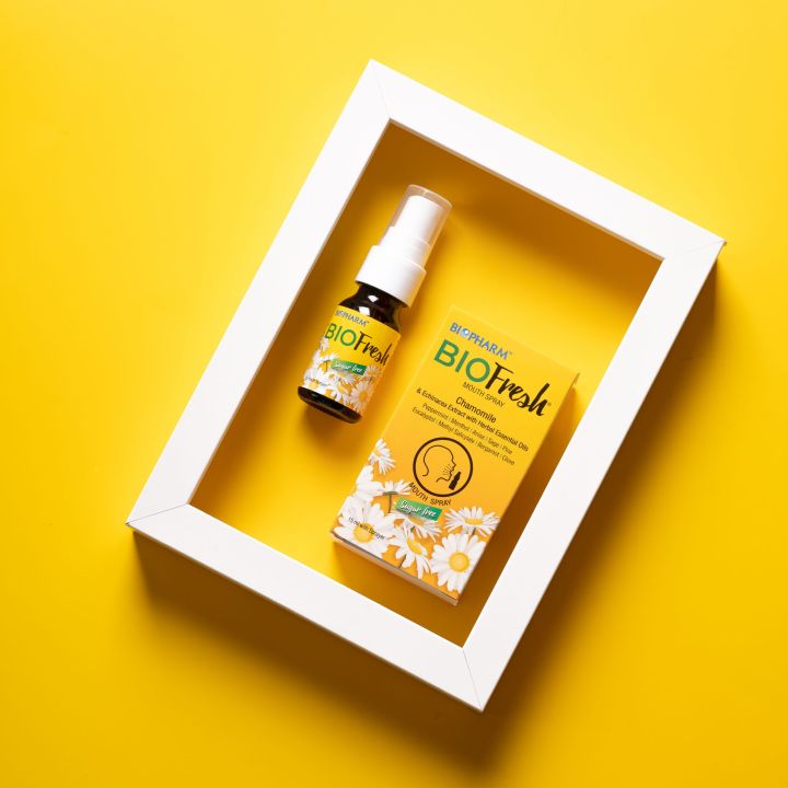 BIOPHARM BIOfresh Mouth Spray 15mL สเปรย์พ่นคอ สารสกัดสมุนไพรธรรมชาติ ...
