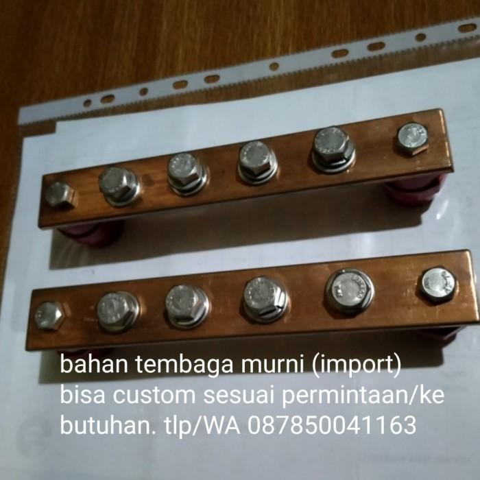 busbar tembaga 5mm x 30mm x 200mm - busbar grounding - full tembaga ...