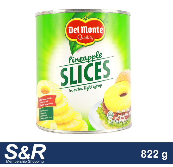 Del Monte Pineapple Slices in Extra Light Syrup 822g | Lazada PH