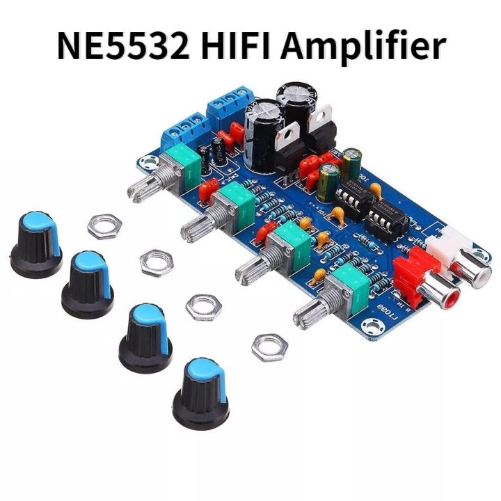 NE5532 OP-AMP HIFI Amplifier Preamplifier Volume Tone Control Board ...