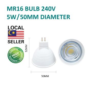 MR16 LED Bulb Eyeball LED Bulb Mentol 6- 7W 240V input power | Lazada