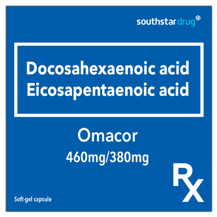 Rx: Omacor 460mg / 380mg Soft Gel Capsule | Lazada PH