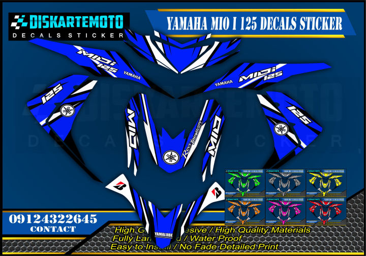 Mio i 125 Decals Sticker | Lazada PH