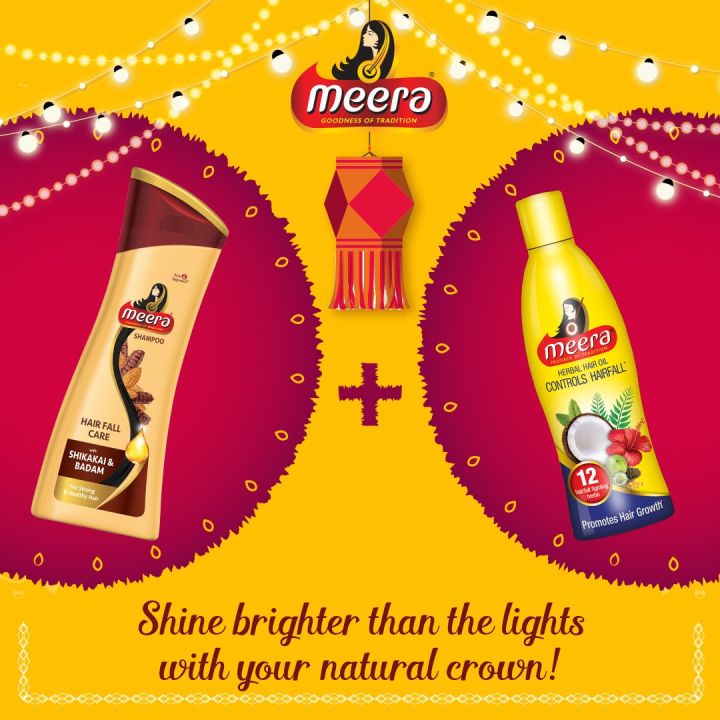 MEERA COMBO PACK HAIR OIL 75ML&SHAMPOO 180ML | Lazada