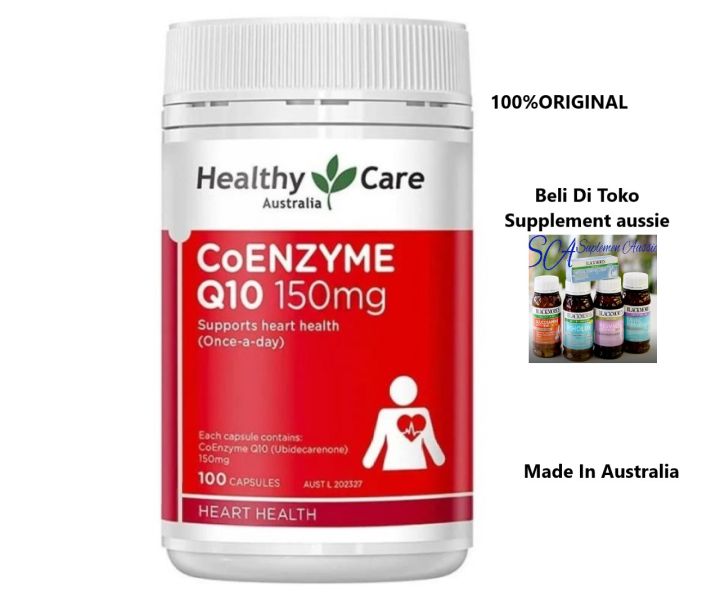 Healthy Care CoENZYME Q10 150mg 100 capsules | Lazada Indonesia