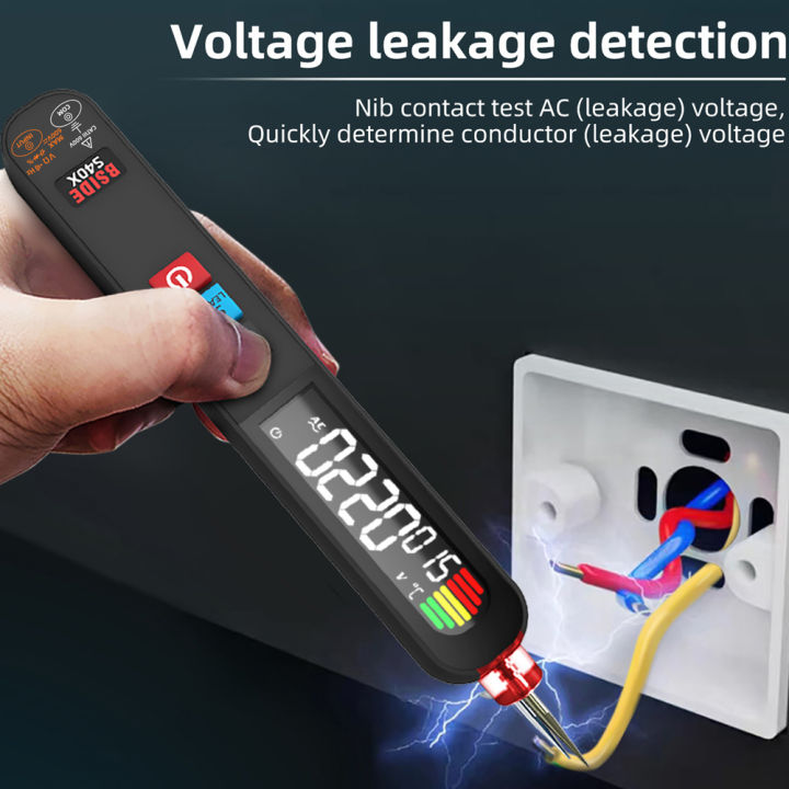 2in1 Handheld Multimeter Electrical Test Pen Digital 6000 Counts ...