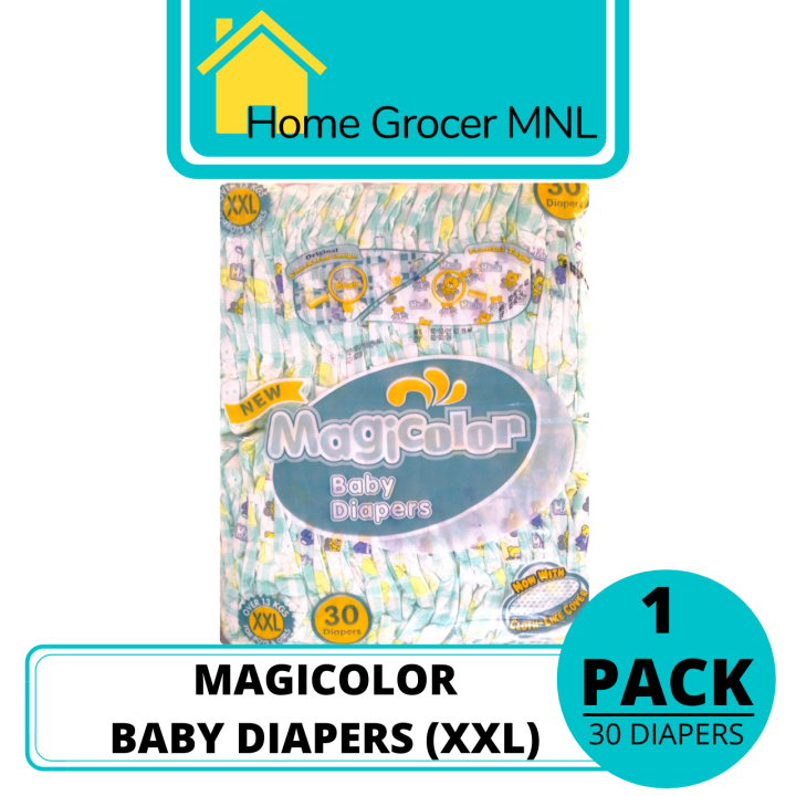 Magic Color Checkered Diapers XXL - 1 Pack (30 Diapers) | Lazada PH