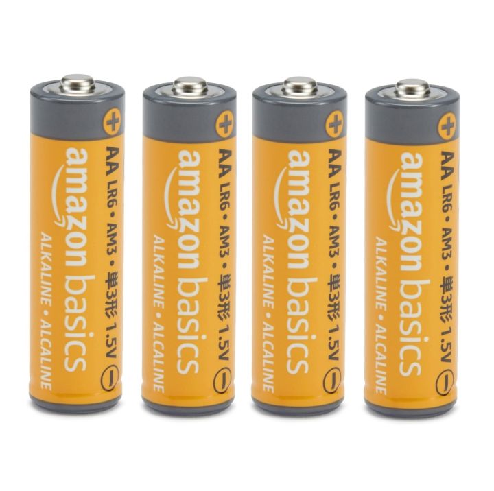 Amazon Basics AA Alkaline Batteries 5 Pc Pack High Performance 1.5V 10 ...