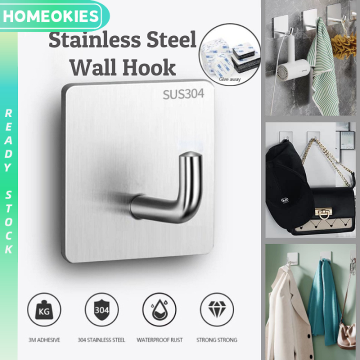 Adhesive Hooks Heavy Duty Sticky Hooks Multifunction Wall Hangers ...