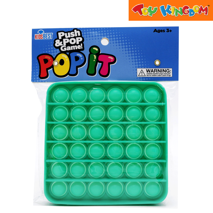 Push and Pop Game! Dark Green Square Fidget Toy | Lazada PH