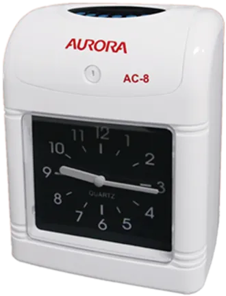 Aurora Time Card Recorder (AC8N) [FREE TIME RECORDER RIBBON(AC8-R ...