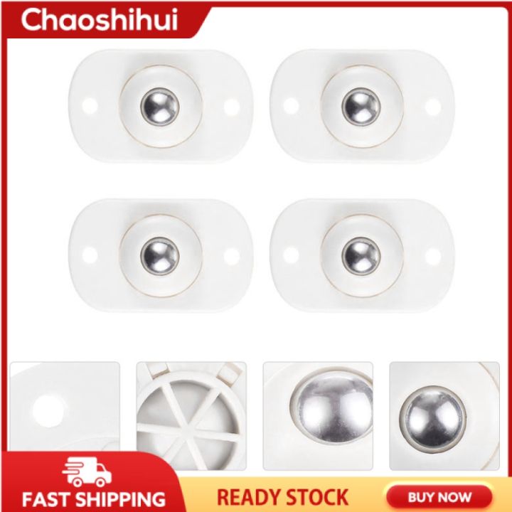 Chaoshihui 16 Pcs Rubber Wheel Universal Wheel Bottom Pulley Casters ...