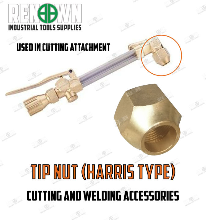 Tip Nut (Harris/ Victor Type) for Torch Handle Cutting and Welding ...