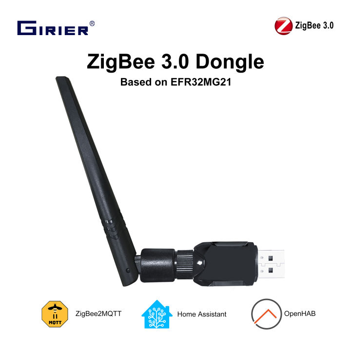 【Free-delivery】 GIRIER ZigBee 3.0 Dongle USB Gateway ZigBee Gateway ...