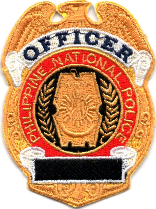 MADE TO ORDER PNP BADGE PATCH WITH SERIAL NUMBER & NAME CLOTH, NAME ...