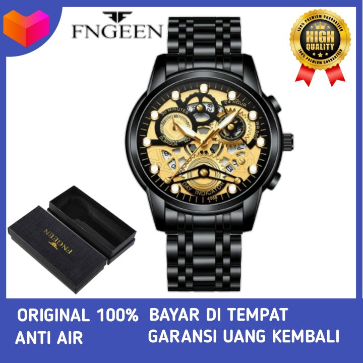 Jam Tangan Pria Dewasa 2022 Rantai Keren Analog Stainless Steel Terbaru ...