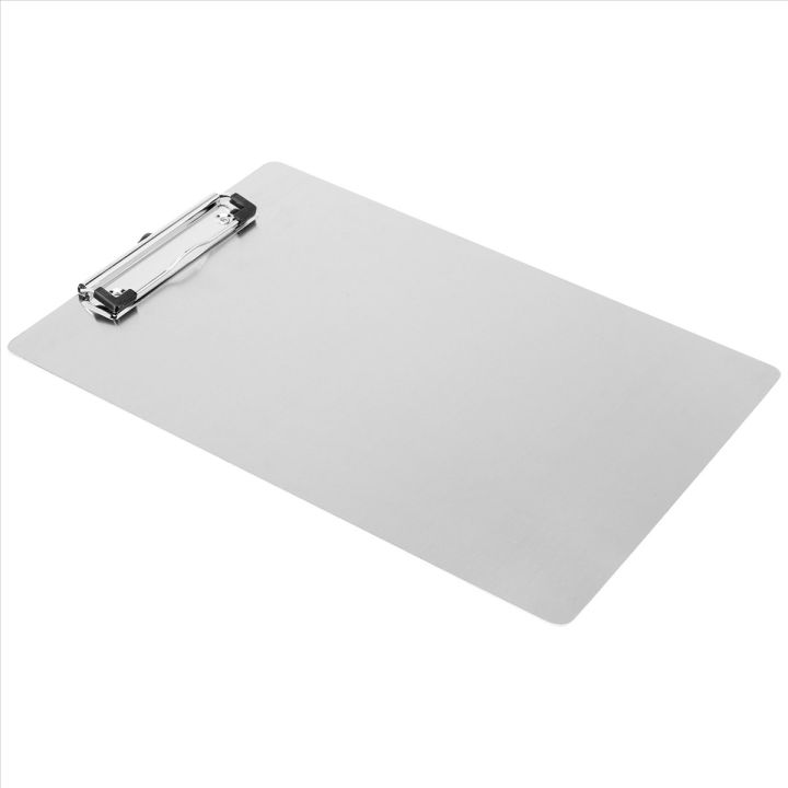 Metal Clipboard Folder A4 Stainless Steel Clip Board Bill Storage ...