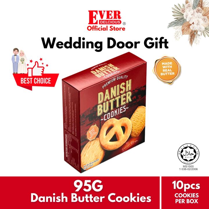 Ever Delicious Danish Butter Cookies Box - 95G x 1 Box (Biskut Wedding ...
