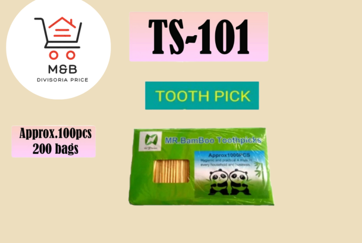 Toothpick Dental Flosses & Sticks Toothpick(Per pack) | Lazada PH