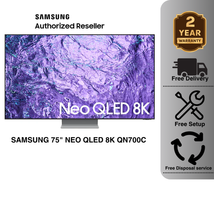 SAMSUNG QN700C 75 Inch NEO QLED 8K Smart TV Neo Quantum Processor 8K ...