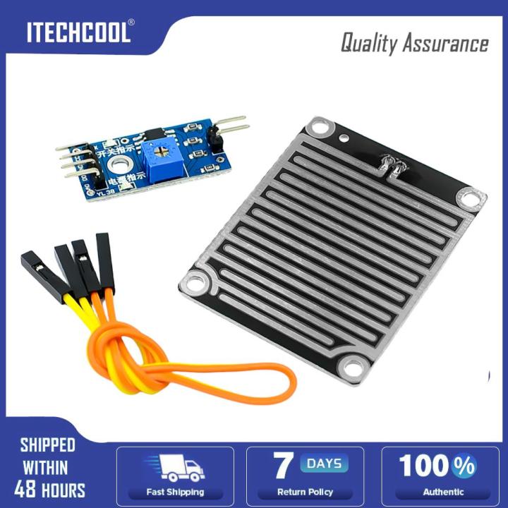 【Original】Rain Drops Detection Moisture Monitor Sensor High Sensitivity Raindrops Controller ...